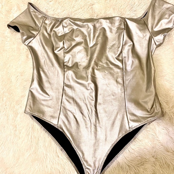 Forever 21 | Tops | Forever 2 Plus Size Metallic One Piece Shirt | Poshmark